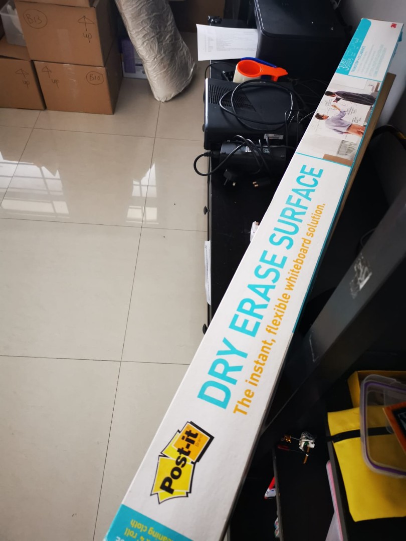 3M-24sq ft. Dry erase surface, Hobbies & Toys, Stationery & Craft ...