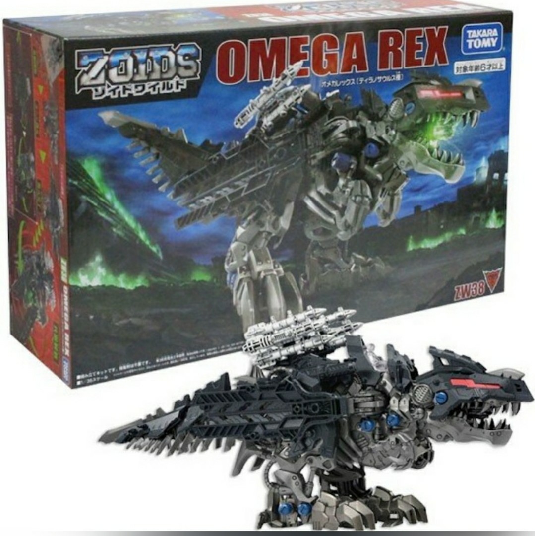 全新 索斯機械獸 Zoids Wild-ZW38 Omega Rex, 興趣及遊戲, 玩具 & 遊戲類 - Carousell