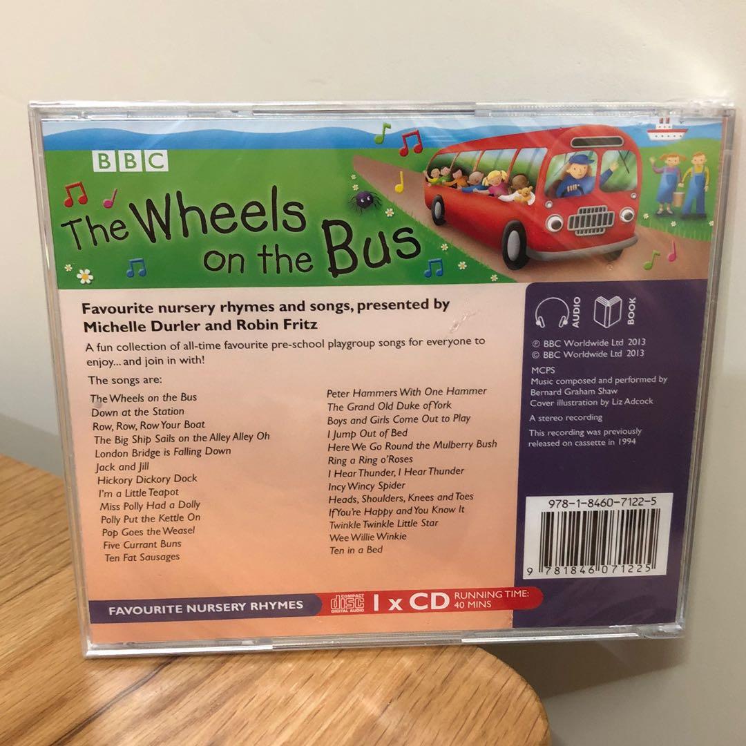 《全新 New》The Wheels On The Bus CD : Favourite Nursery Rhymes, 興趣及遊戲, 收藏品 ...