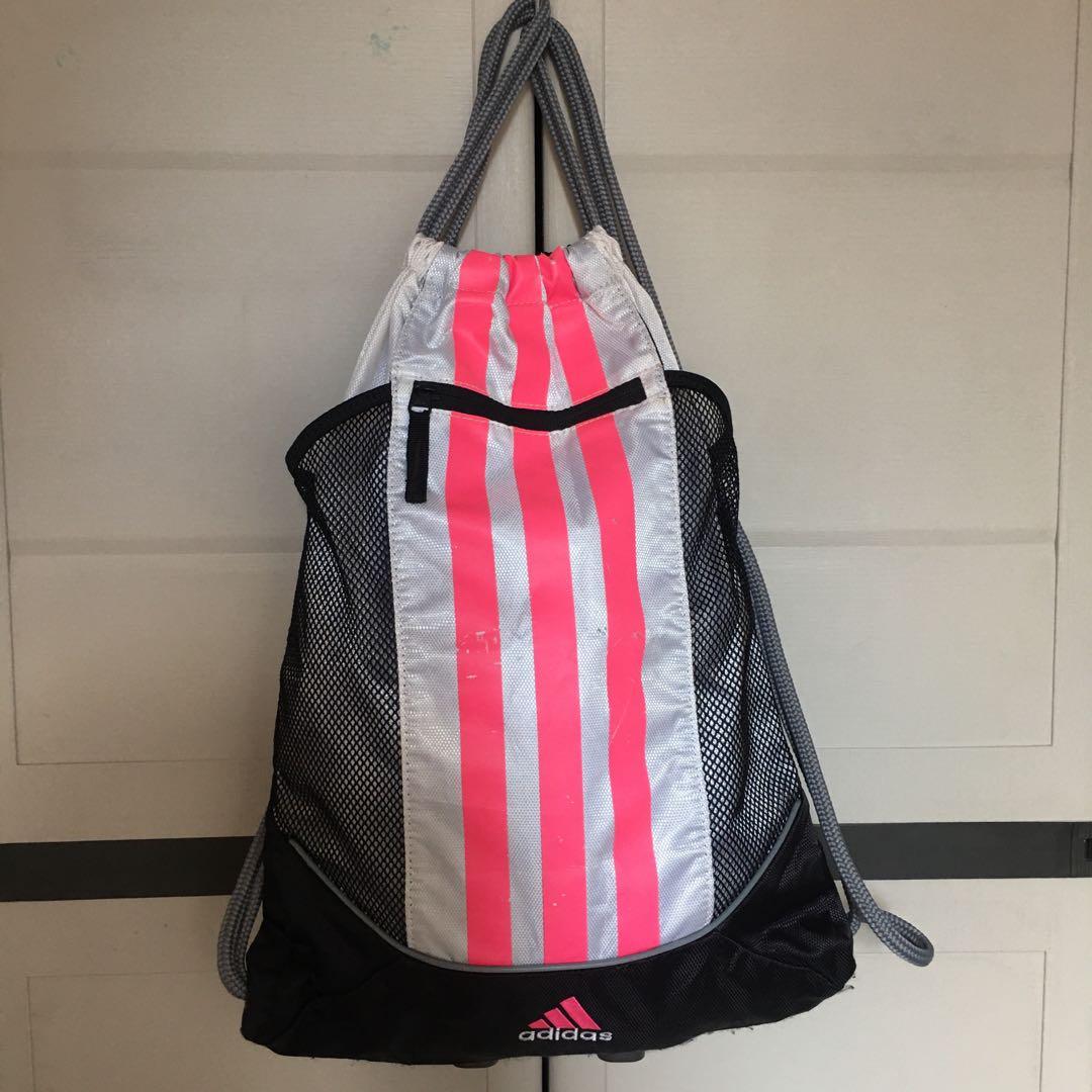 Adidas string backpack, Women's Fashion, Bags & Wallets, Backpacks on ...
