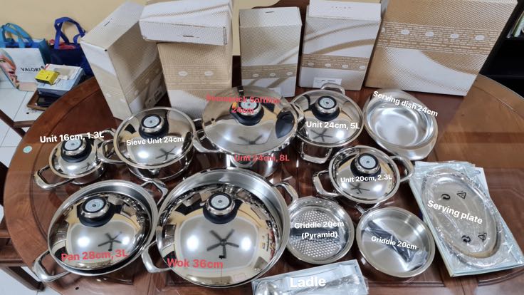 AMC Cooking Pot Pan Set (selling individually too), Furniture & Home ...