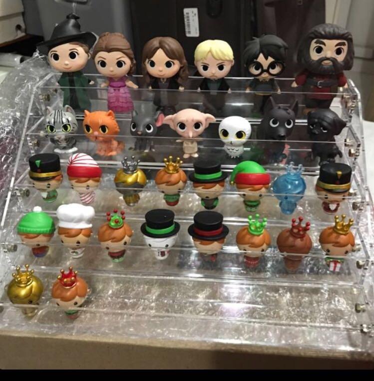 Brand New 5 Tiers Acrylic Display Case for figurines funko mystery mini ...