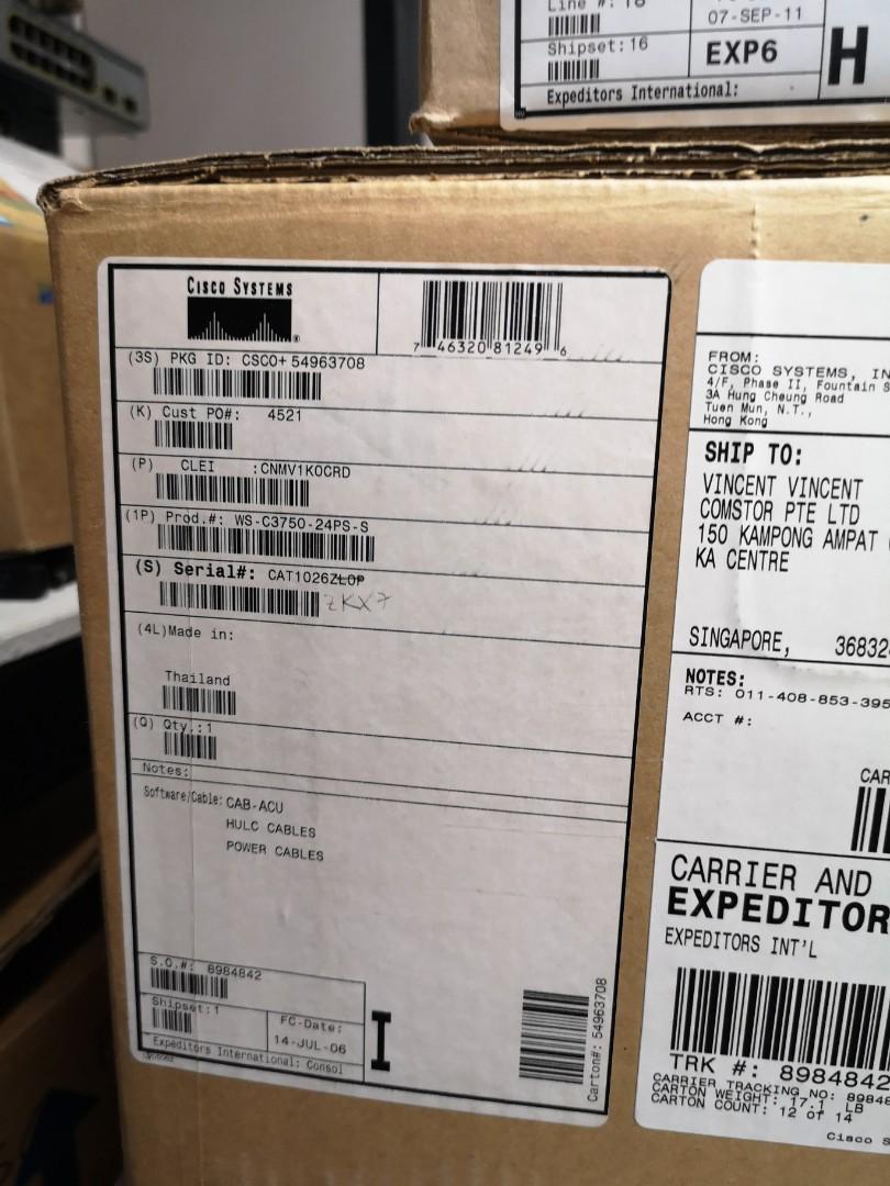 Cisco switch, Computers & Tech, Parts & Accessories, Networking on ...