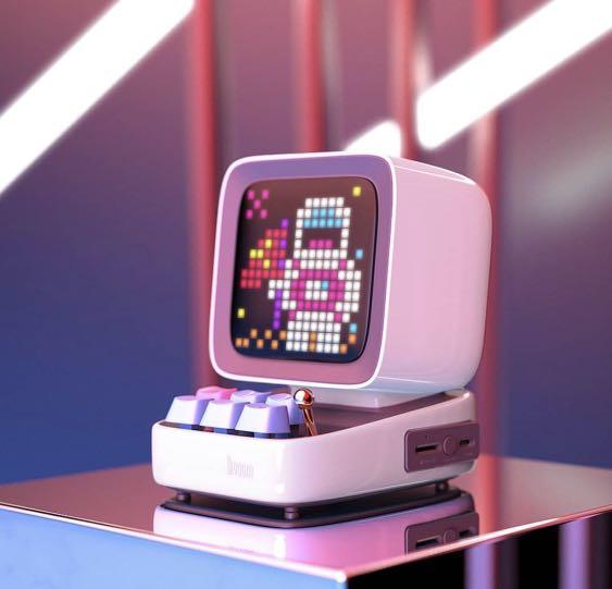 Pink Divoom Ditoo Portable retro speaker, Audio, Soundbars, Speakers ...