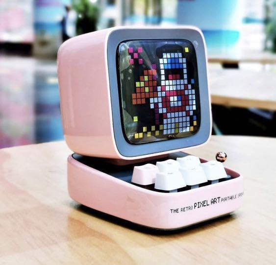 Pink Divoom Ditoo Portable retro speaker, Audio, Soundbars, Speakers ...