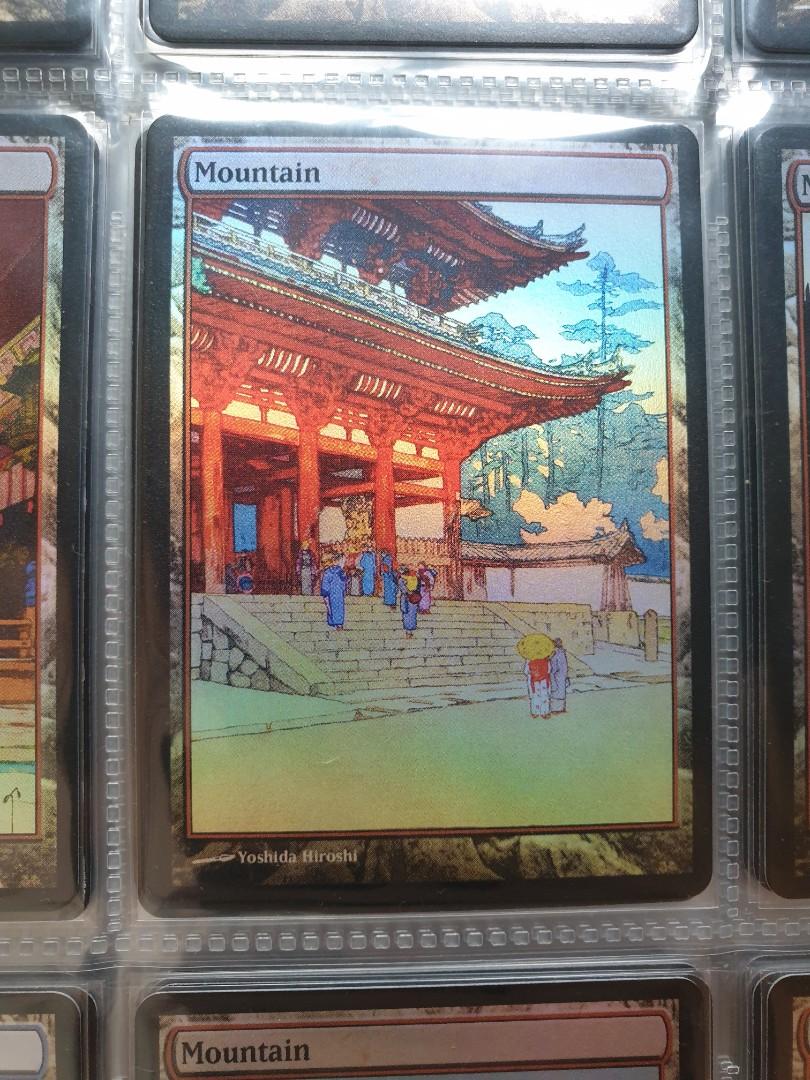 Proxy Mtg Foil Ukiyo E Full Art Lands 5 Hobbies And Toys Toys And Games On Carousell
