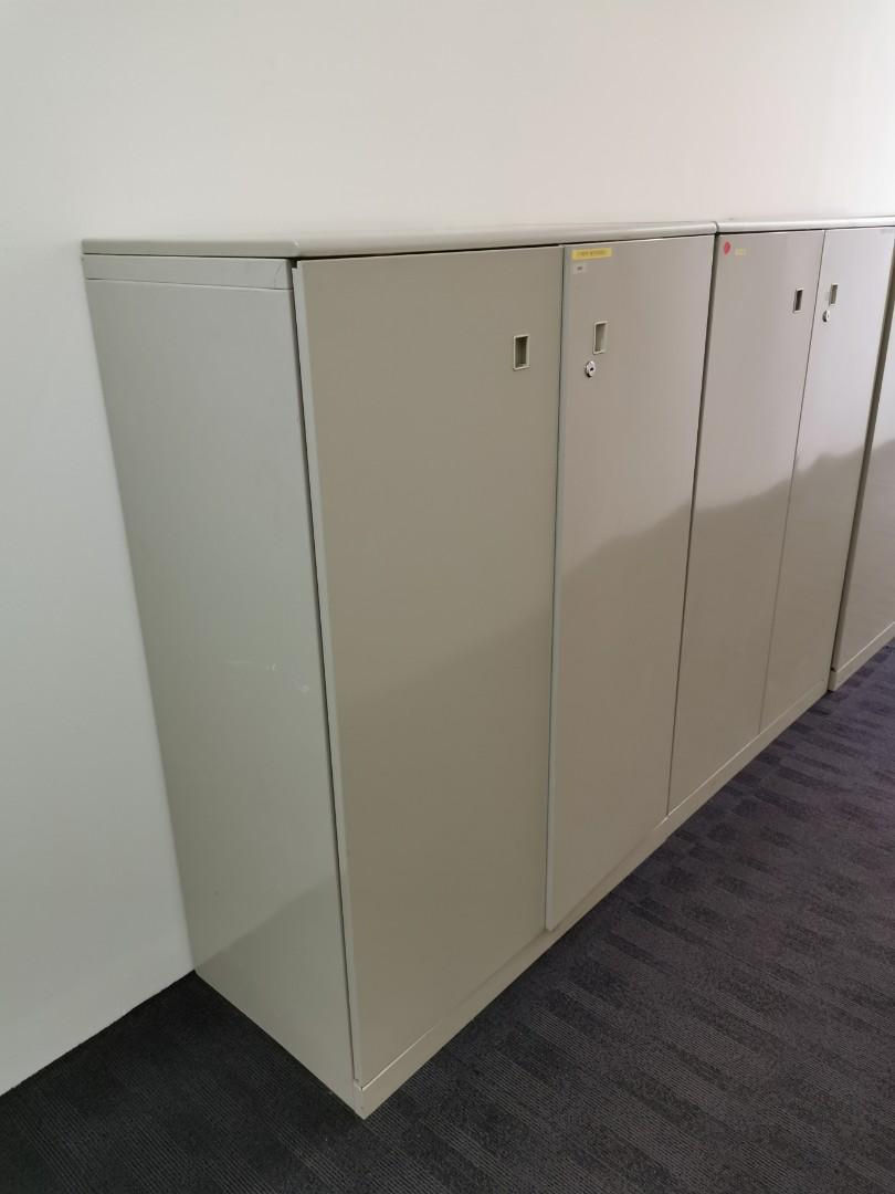 Half height metal cabinet, Furniture & Home Living, Furniture, Shelves ...
