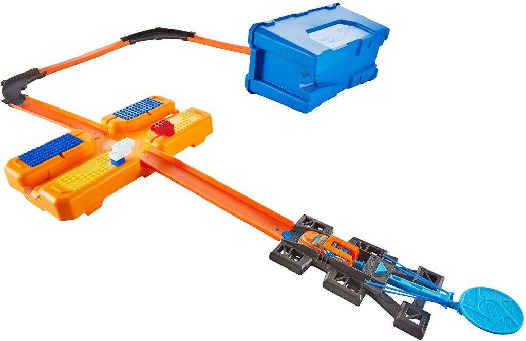 Hot Wheels Track Builder Stunt Box // Hot Wheels iD Smart Track Upgrade ...