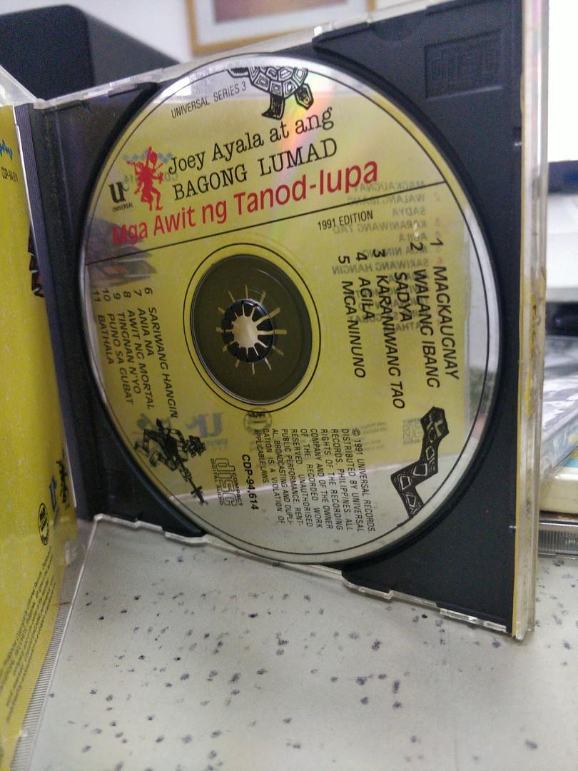 Joey Ayala at ang Bagong Lumad cd mga awit ng tanod lupa, Hobbies & Toys, Music & Media, Music ...