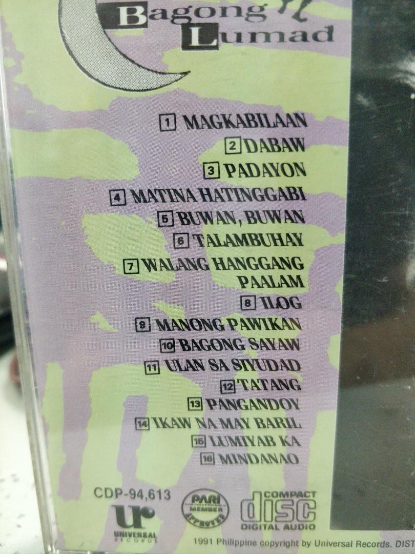 Joey Ayala at ang Bagong Lumad cd magkabilaan opm, Hobbies & Toys, Music & Media, Music Scores ...