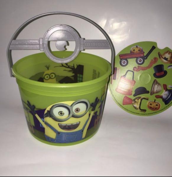 McDonald’s minions Halloween pail bucket . In 4 colors . Green / yellow ...