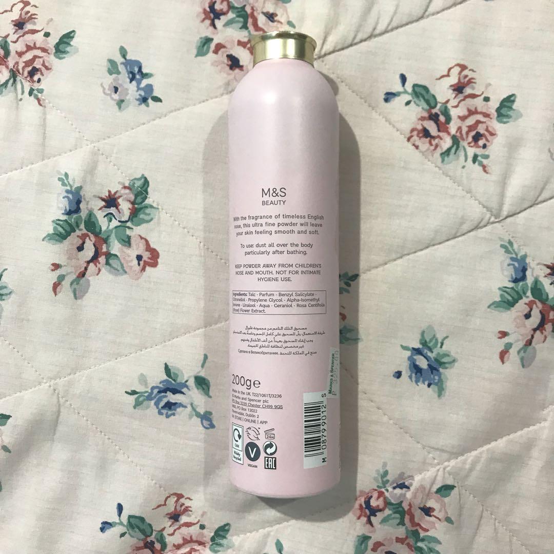 [New] M&S Silky Talcum Powder - Rose, Beauty & Personal Care, Face ...