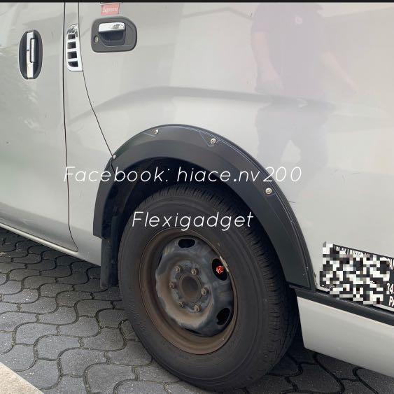 NV350 Fender Black / Nissan NV350e Wide Matt Black Fender ...