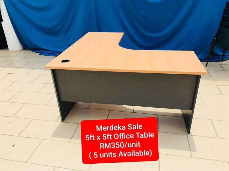 Office Table 5ft X 5ft, Furniture & Home Living, Furniture, Tables ...