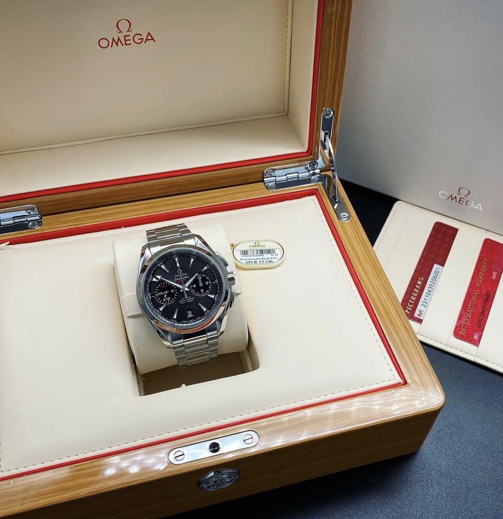 Omega Seamaster Aqua Terra Chronograph GMT Co-Axial Chronometer, Men's ...