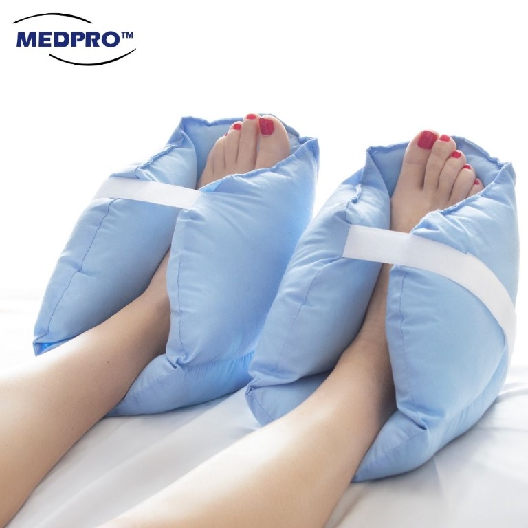 Pressure Relief & Machine Washable Patient Bed Heel Protector (1 Pair ...
