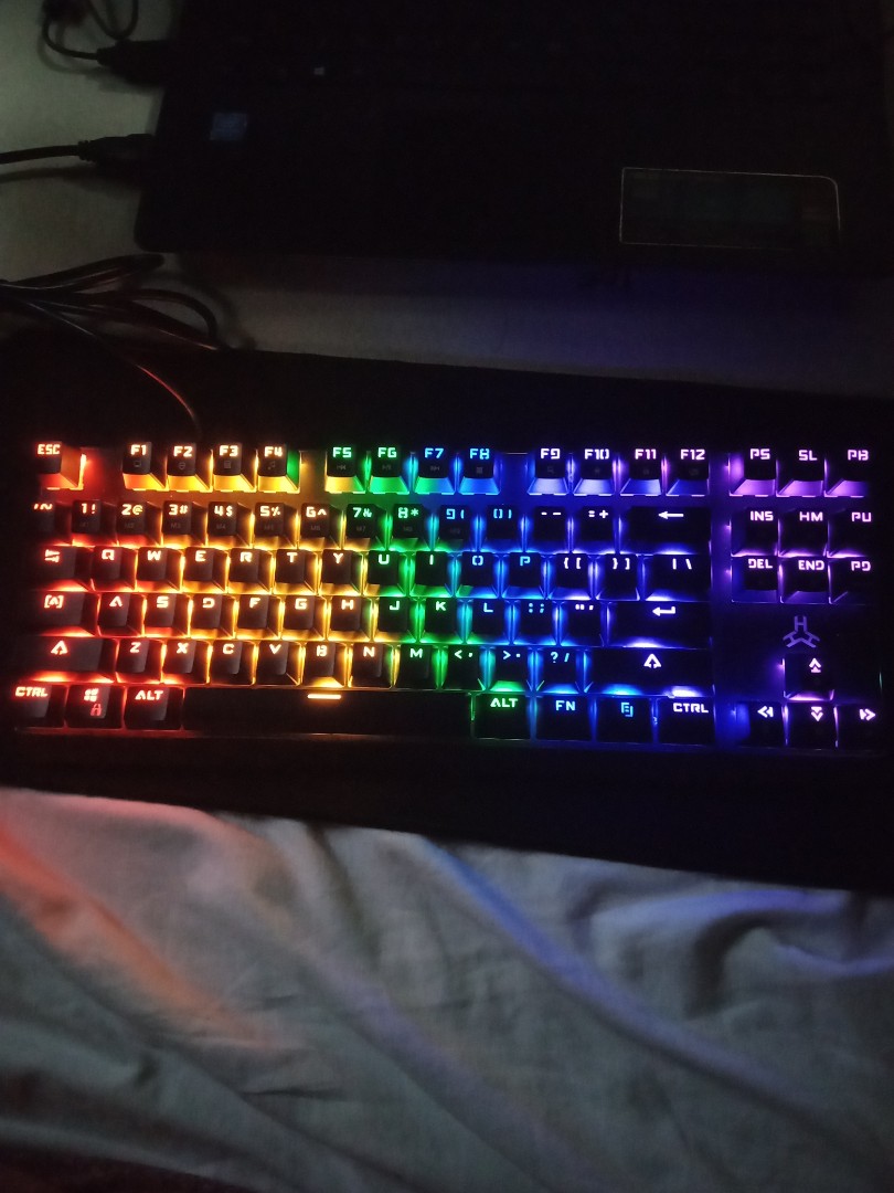 Rakk Tandus RGB Mechanical Gaming Keyboard 87 keys, Computers & Tech ...