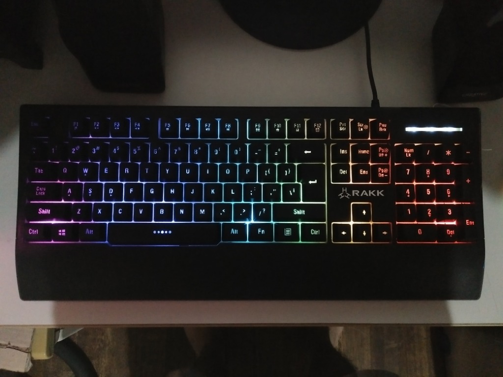 RGB Keyboard Rakk Sari, Computers & Tech, Parts & Accessories, Computer ...