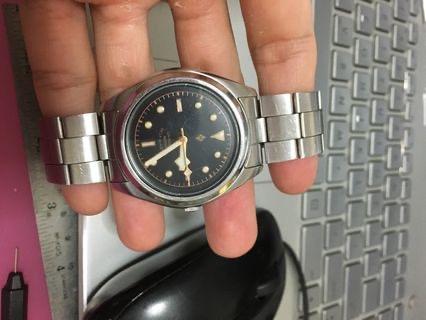Seiko mod Tudor black bay, Luxury, Watches on Carousell
