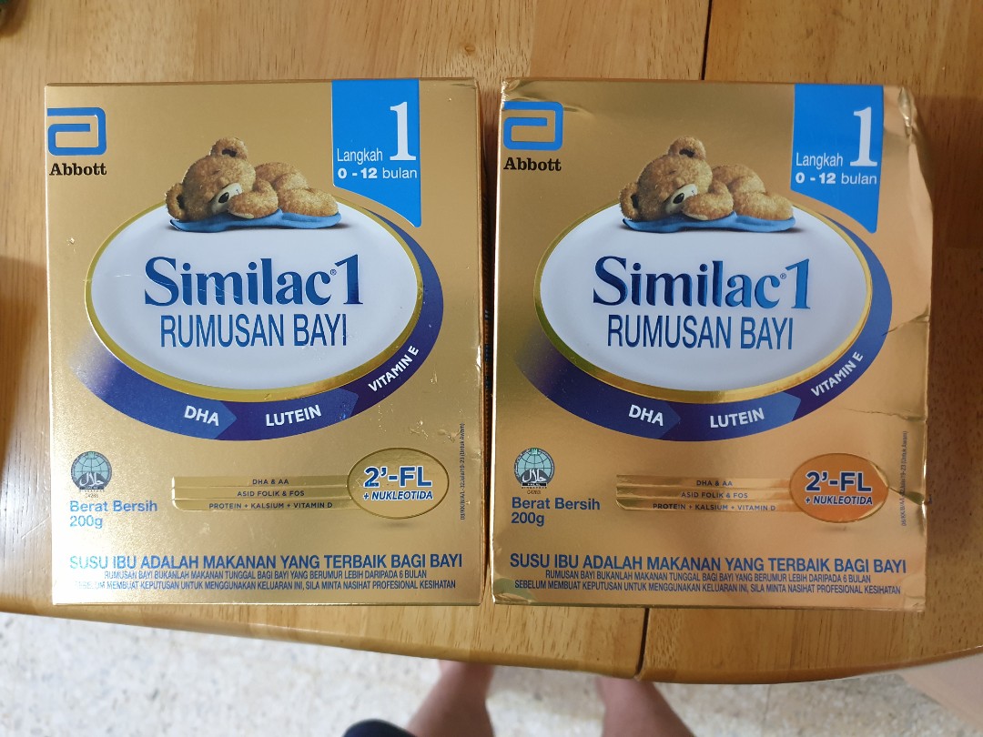 Similac step 1 0-12 months 2x200g formula powder, Babies & Kids ...