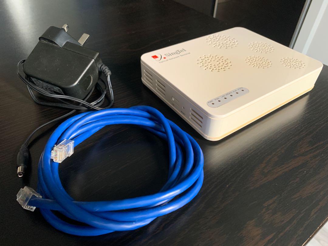 Singtel Optical Network Router, Computers & Tech, Parts & Accessories ...