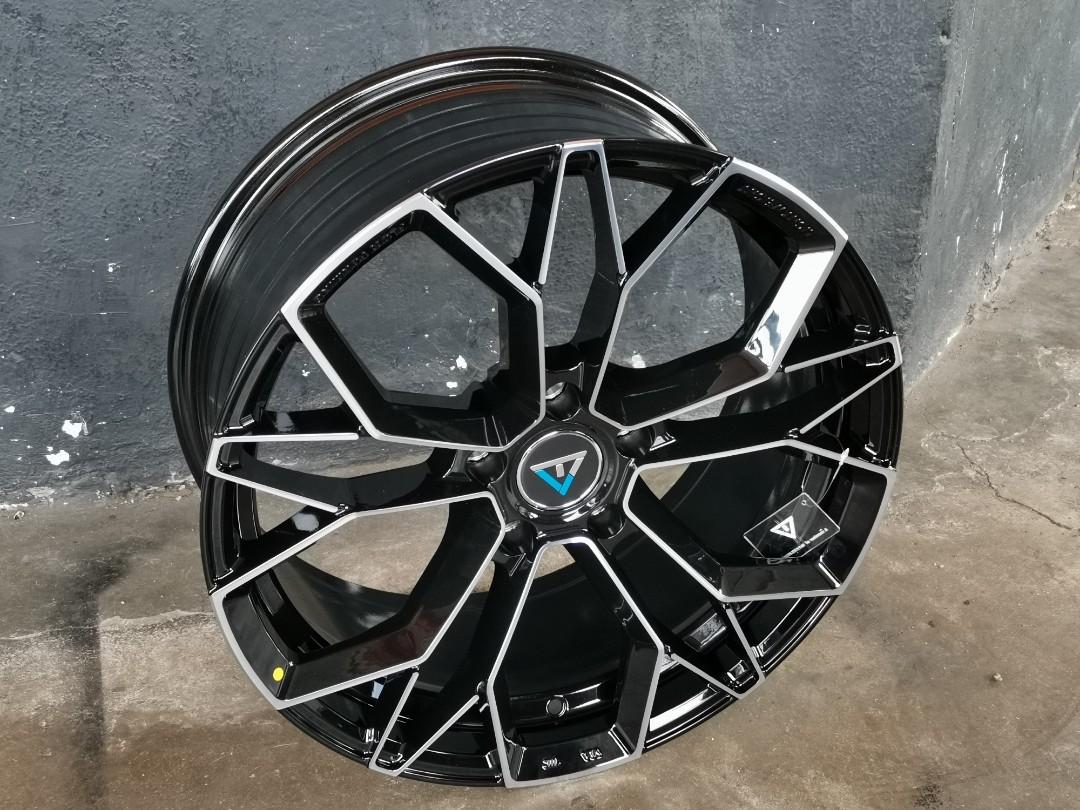 Sport rim 18 inch VLF FLOW FORMING 8KG ONLY TOYOTA VELLFIRE ALPHARD ...