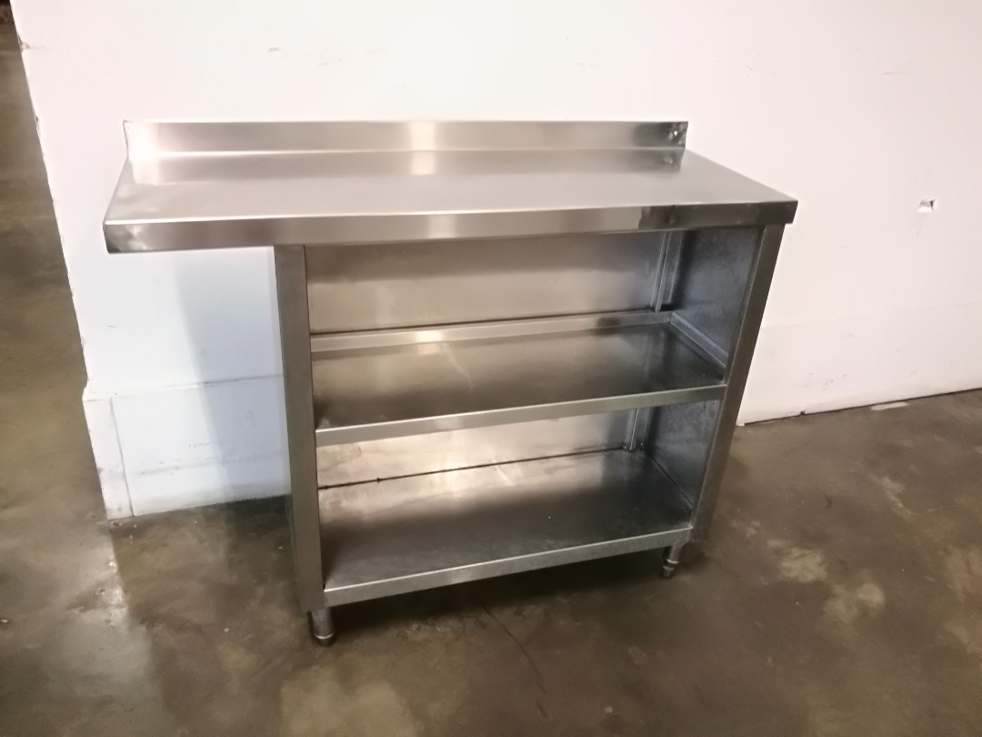 Stainless steel open cabinet / stainless steel table, Furniture & Home ...