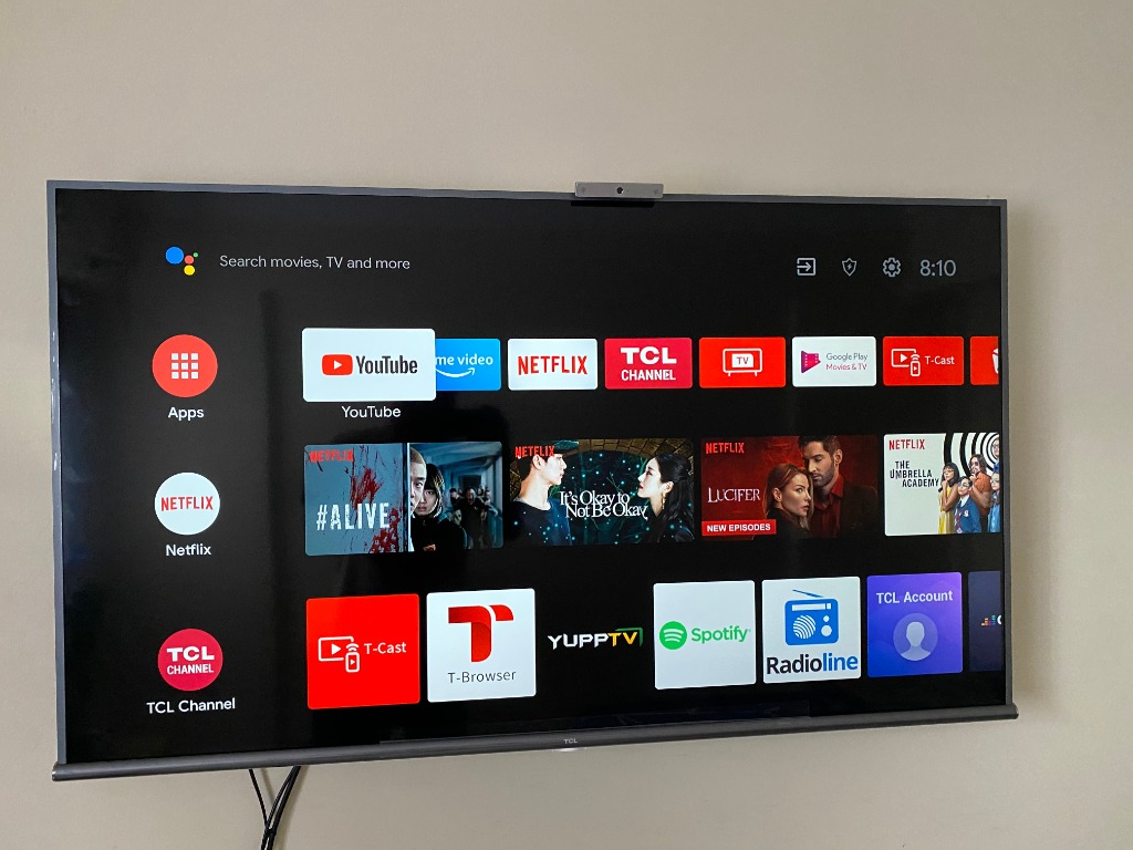 TCL 4K QLED - ANDROID TV - 55 INCH TV, TV & Home Appliances, TV ...