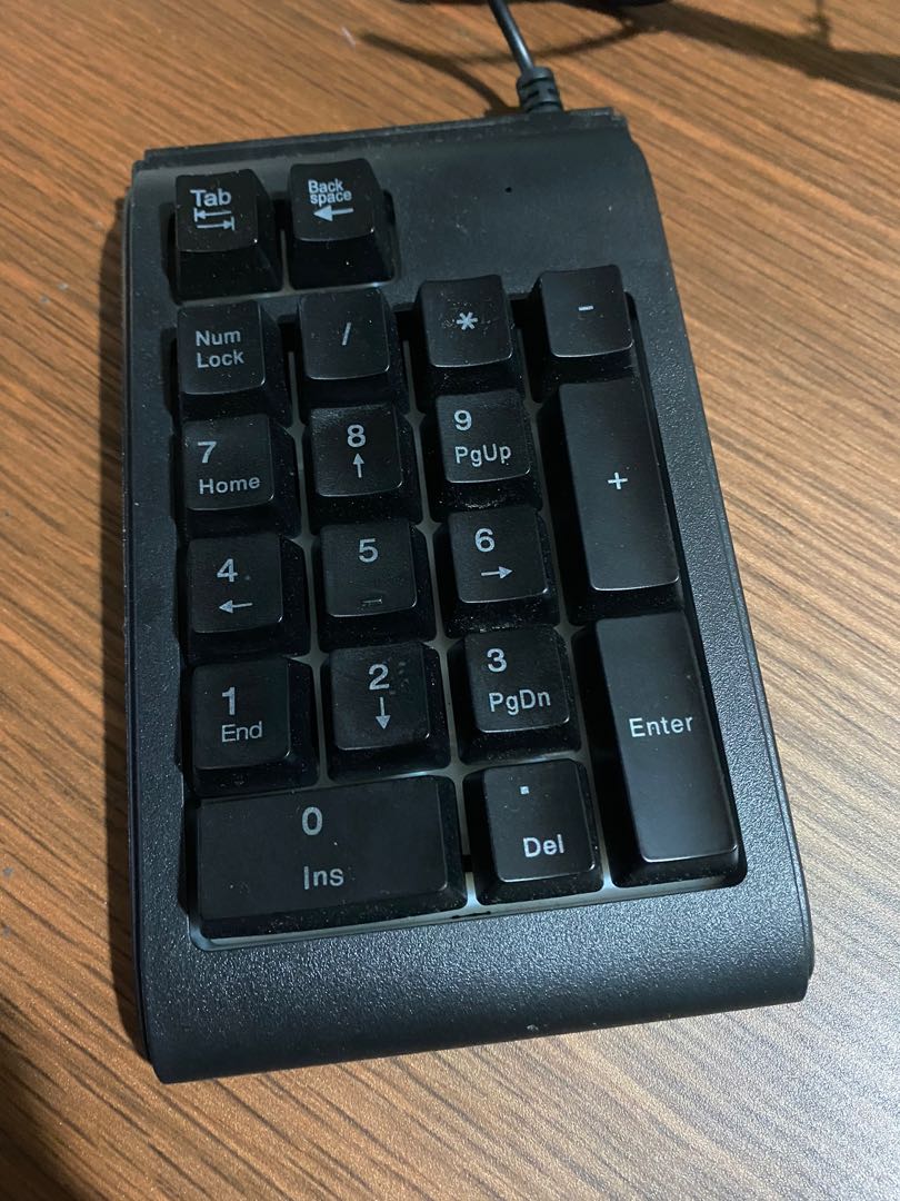 USB Wired Number Pad, Computers & Tech, Parts & Accessories, Cables ...