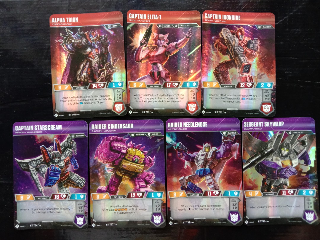 WOTC Transformers TCG Wave 3 rare character card, Hobbies & Toys, Toys ...