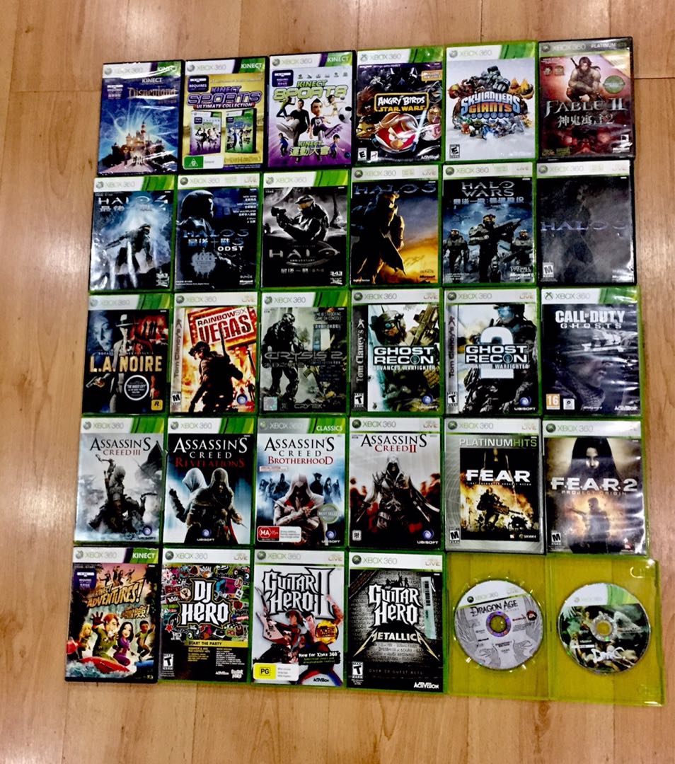 Xbox 360 Games Each $9. With Free Mailing ( pls note last 2 games have ...