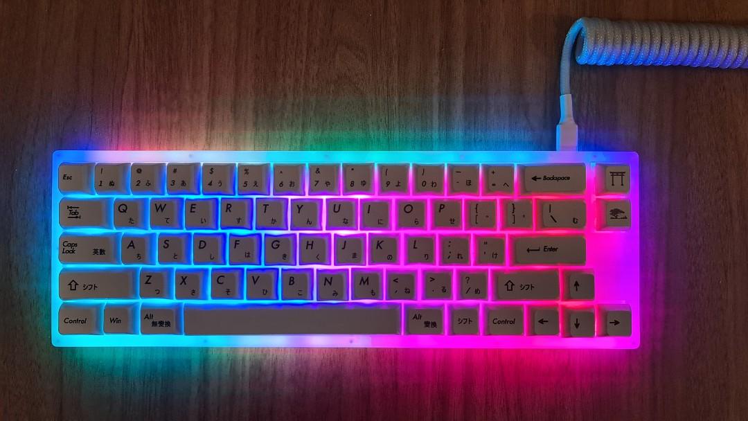 YC66 with Japanese XDA profile PBT Keycaps, Computers & Tech, Parts ...