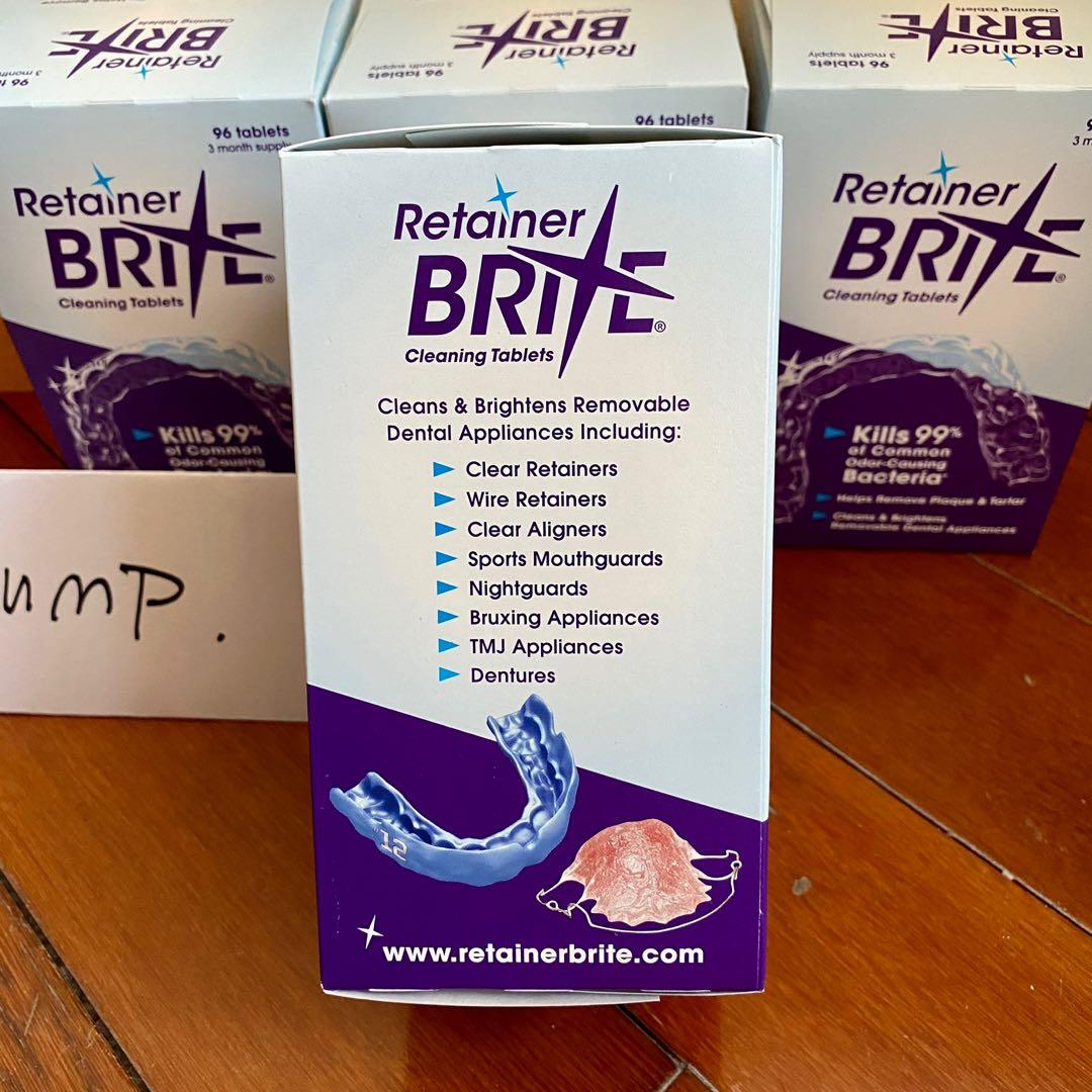 [順豐包郵] Retainer Brite 隱適美 invisalign 固定器 牙套 牙箍 箍牙清潔片, 美容＆化妝品, 健康及美容 ...