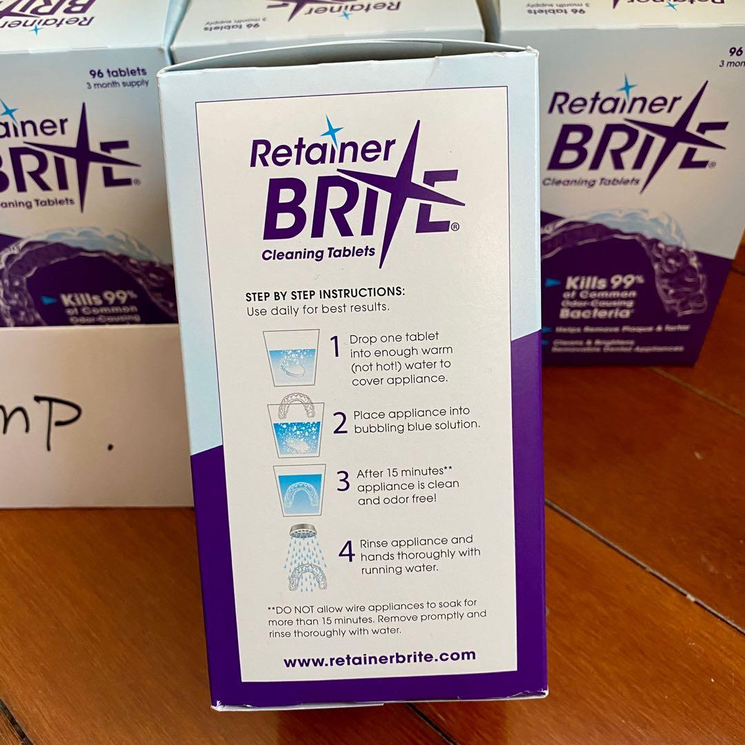 [順豐包郵] Retainer Brite 隱適美 invisalign 固定器 牙套 牙箍 箍牙清潔片, 美容＆化妝品, 健康及美容 ...