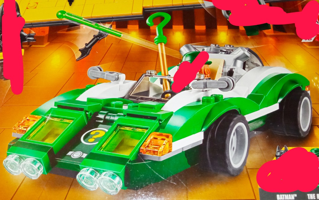 #淨車 LEGO The batman movie 70903 riddle car 絕版 retired, 興趣及遊戲, 玩具 & 遊戲類 ...