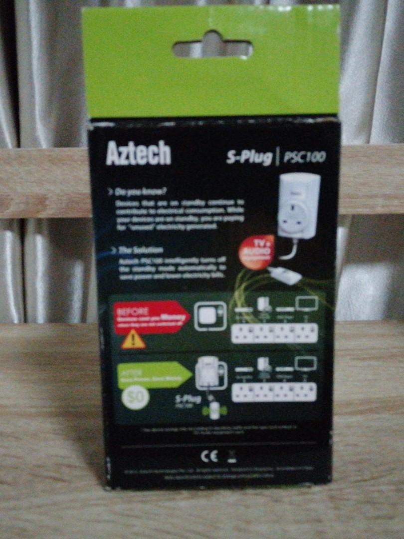 Aztech S-Plug PSC100, TV & Home Appliances, TV & Entertainment ...