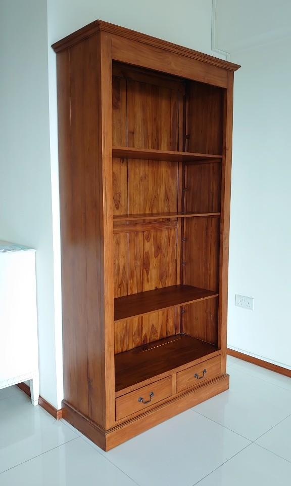 Balinese-style Teak Book Shelf, Furniture & Home Living, Furniture ...