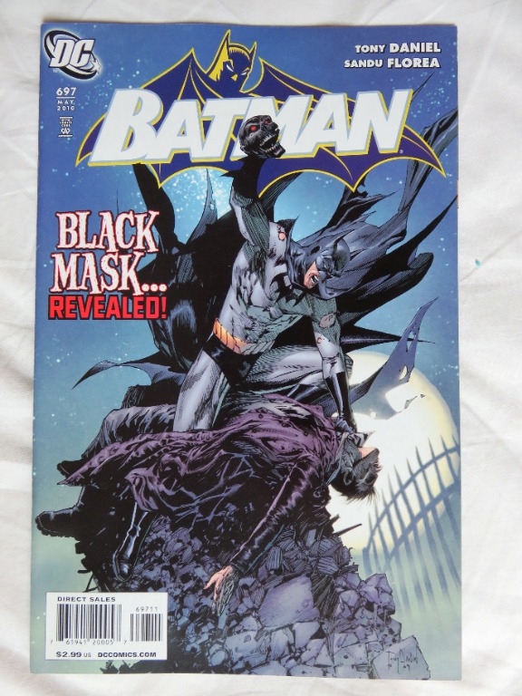 Batman 697 Tony Daniel Black Mask Revealed, Hobbies & Toys, Memorabilia ...