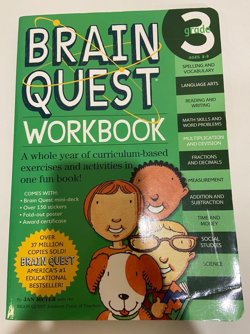 Brain quest workbook grade 3., Hobbies & Toys, Books & Magazines ...