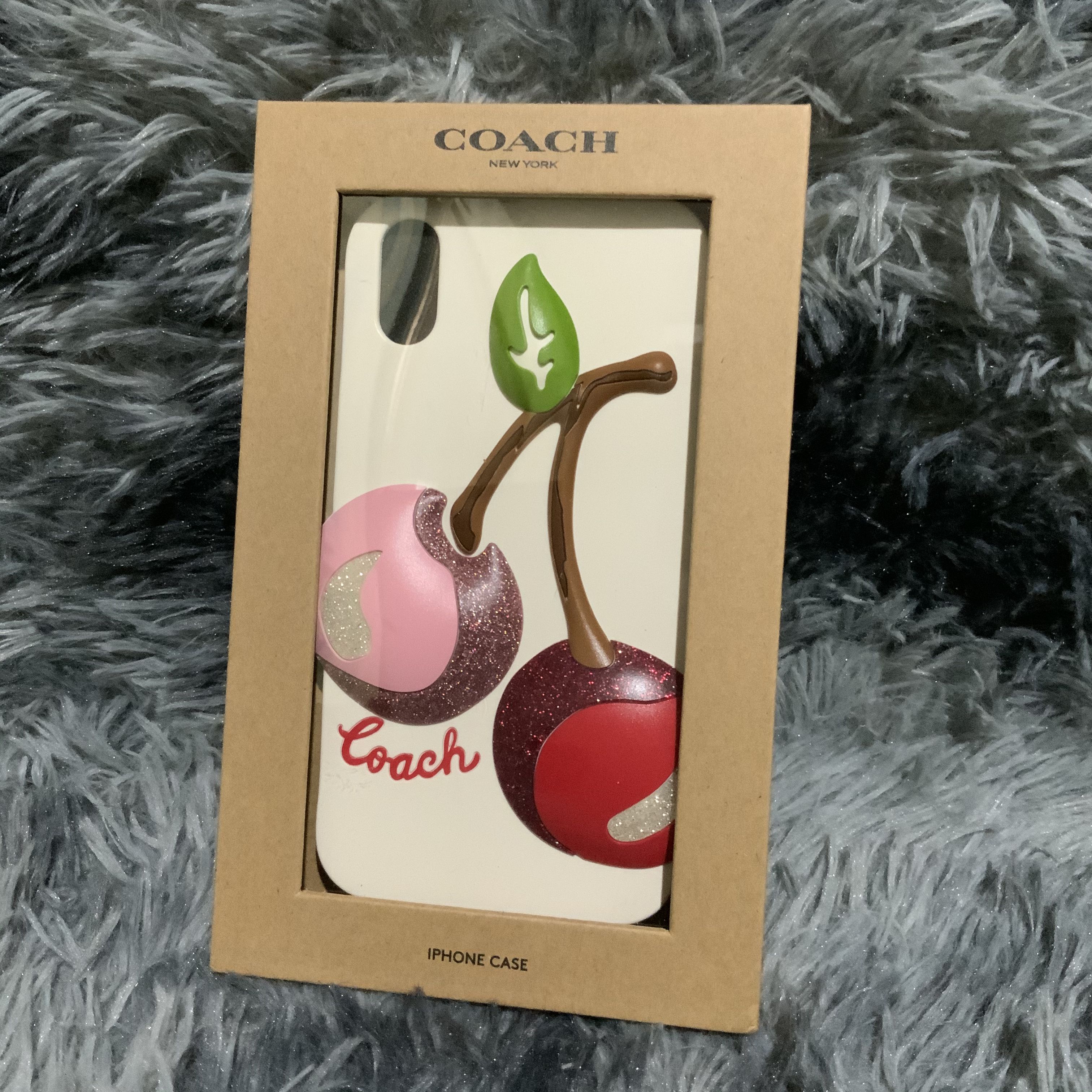 Coach iPhone XR Oversized Cherry Case, Mobile Phones & Gadgets, Mobile ...