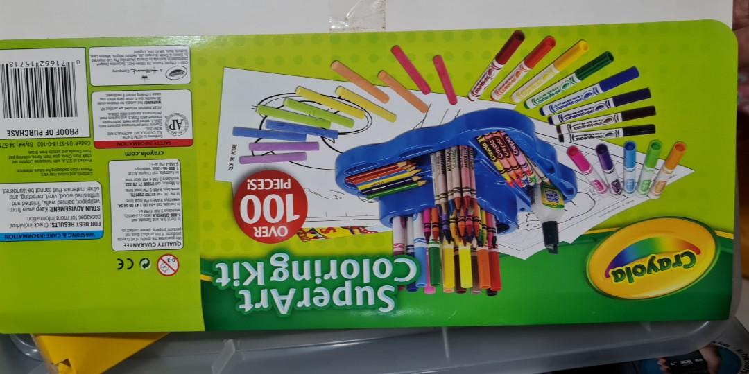 CRAYOLA super art colouring kit, Hobbies & Toys, Stationery & Craft ...