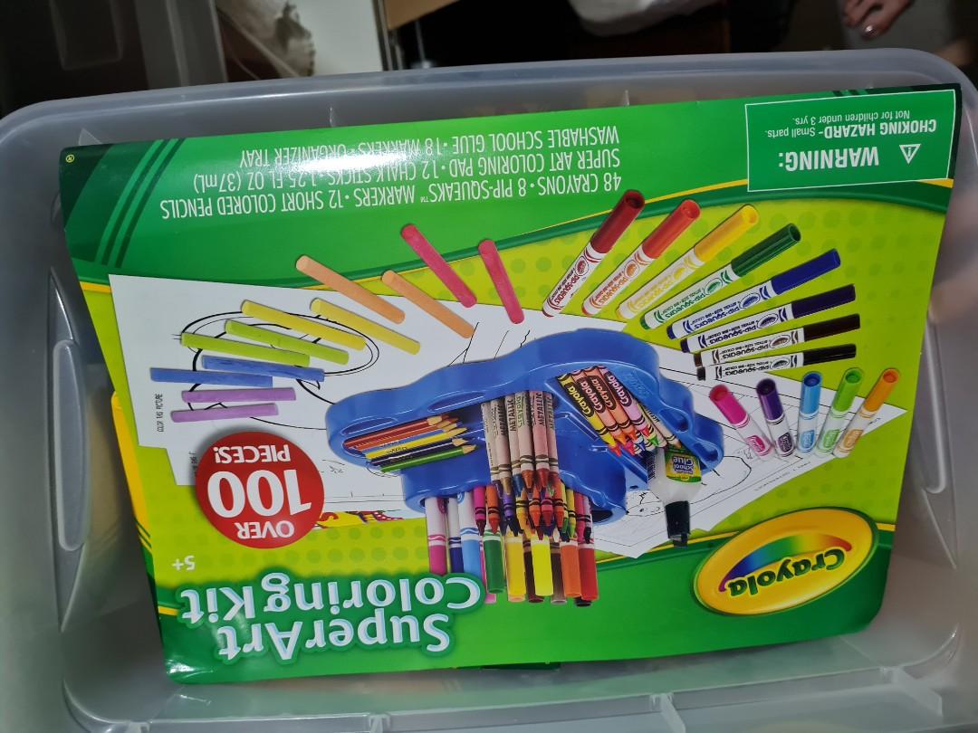 CRAYOLA super art colouring kit, Hobbies & Toys, Stationery & Craft ...
