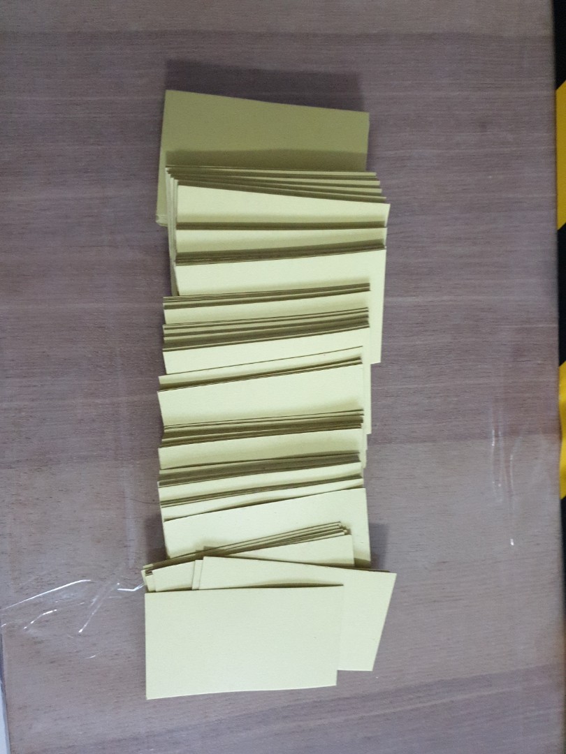 DIY Empty flash cards, Free Items on Carousell