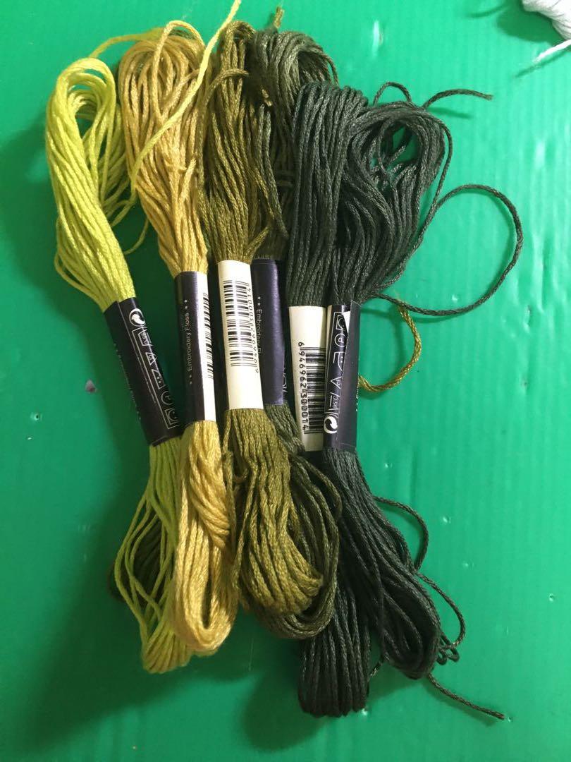 Embroidery Floss / Embroidery Thread String, Hobbies & Toys, Stationery ...