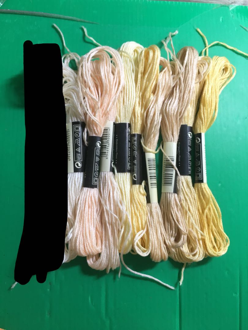 Embroidery Floss / Embroidery Thread String, Hobbies & Toys, Stationery ...