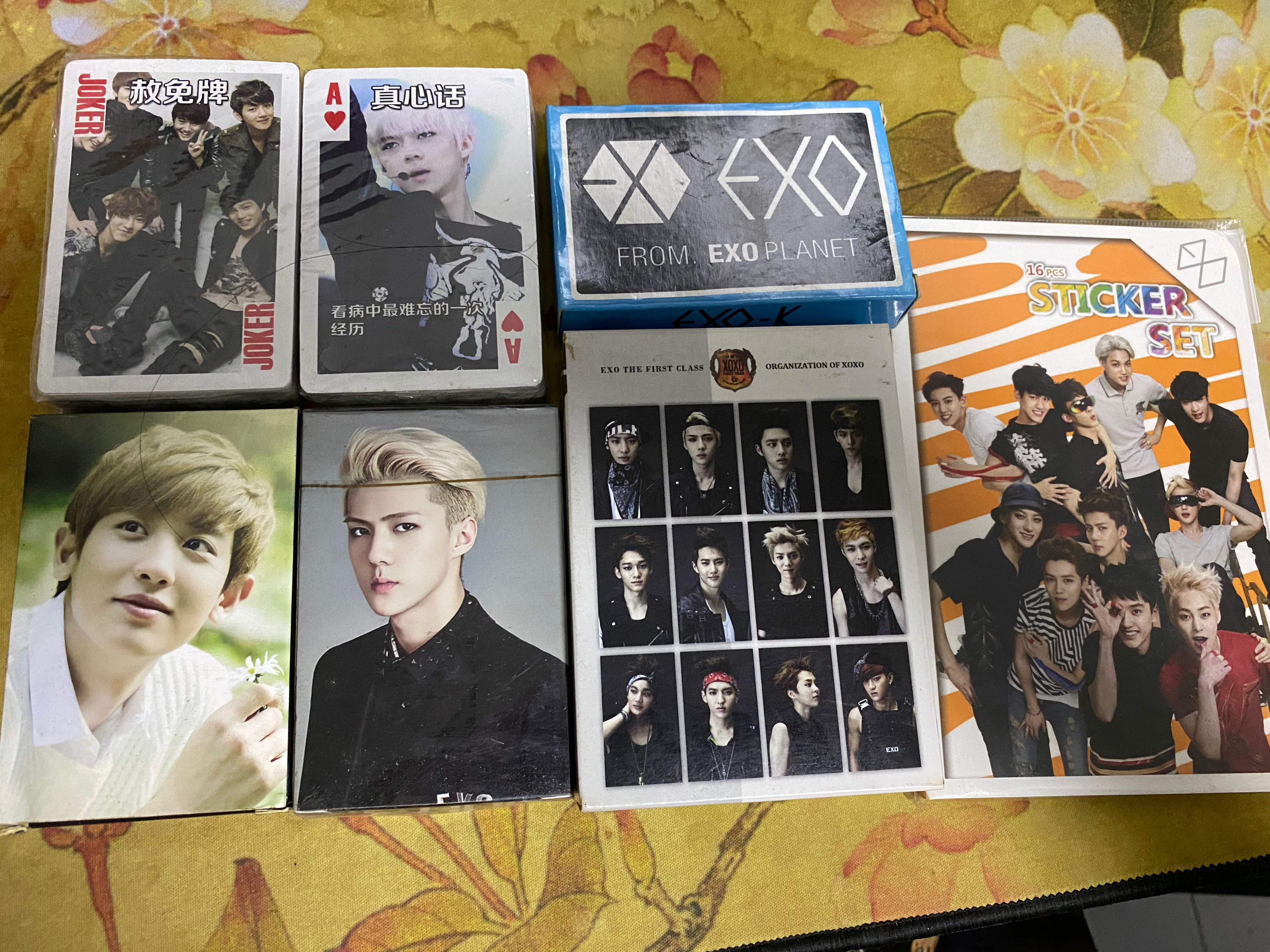 Exo souvenirs all for 20, Hobbies & Toys, Memorabilia & Collectibles, K ...