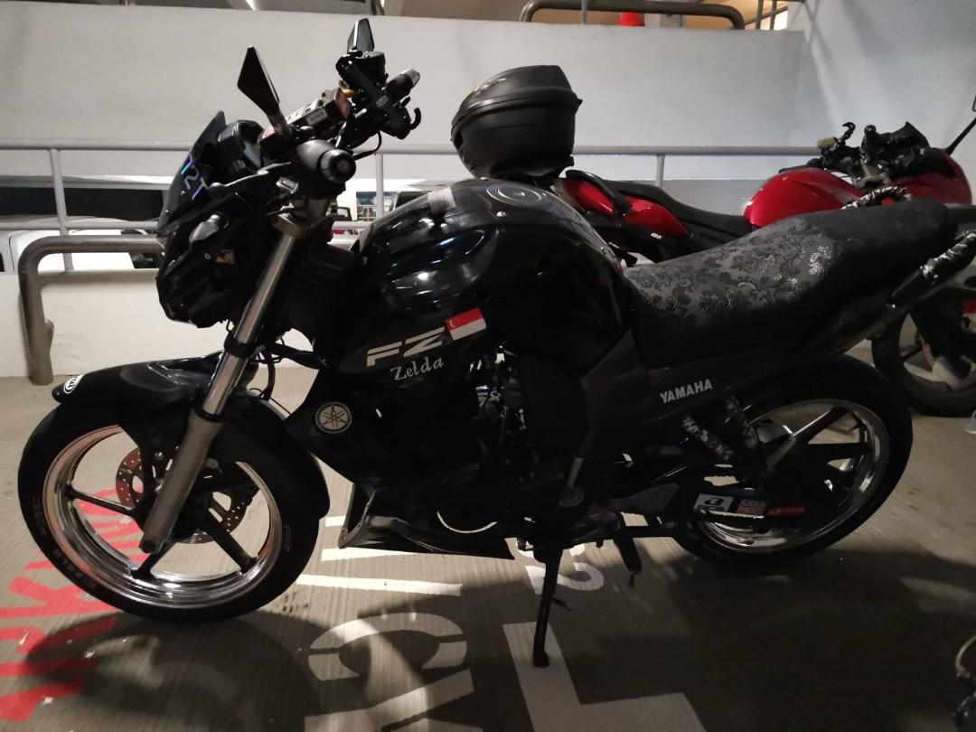 Fz rim wrapping, Motorcycles, Motorcycle Apparel on Carousell