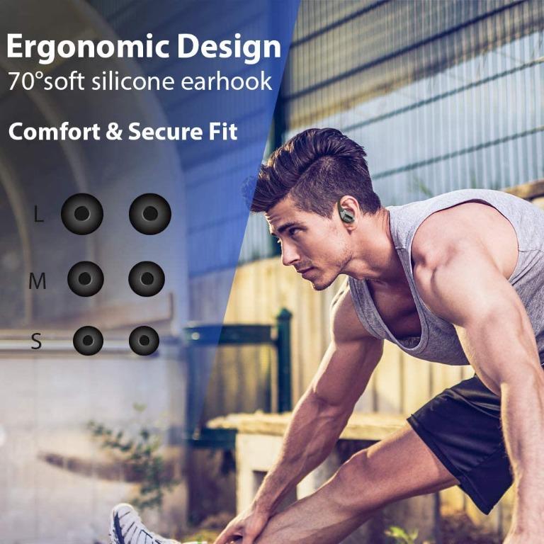 GRDE GL019 Wireless Earbuds, Bluetooth 5.0 Headphones True Wireless ...