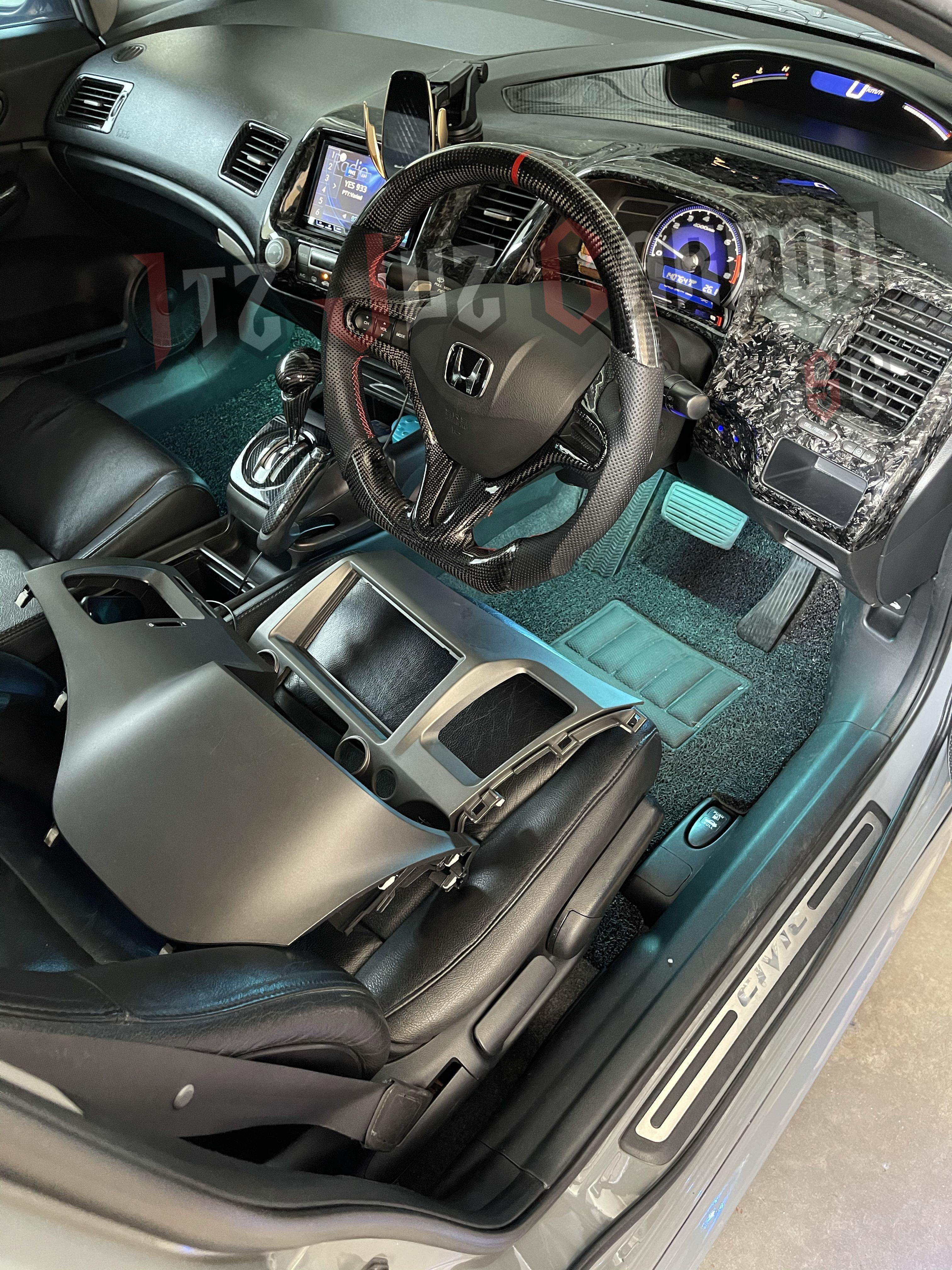 Honda Civic FD2 Forged Carbon fiber dashboard set, Car Accessories ...