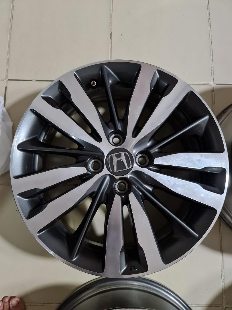 Honda Jazz/FIT(RS) GK5/GK3 stock rims 16 inch, Car Accessories, Tyres ...